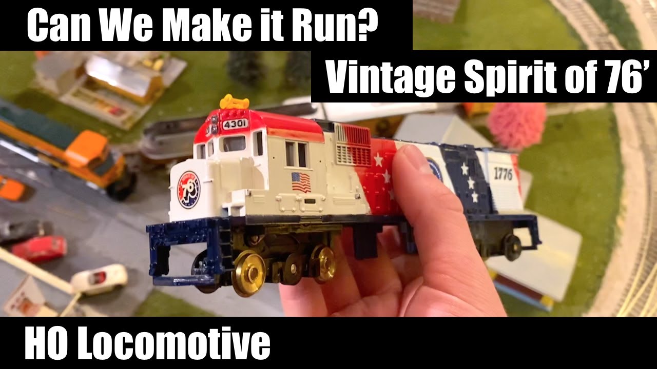Can We Make This Vintage Spirit of 76' Locomotive Run Again? - YouTube
