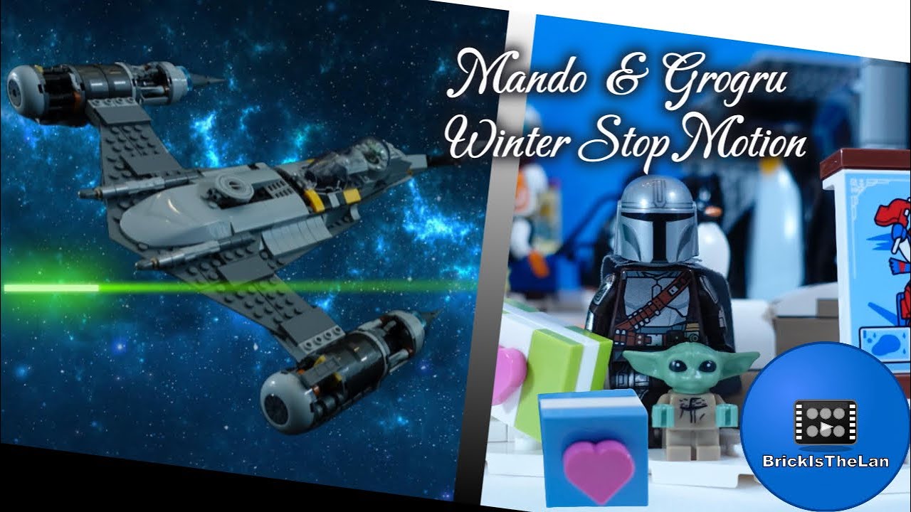 🎄 LEGO STARWARS Mandalorian & Grogu Winter Village Visit ️ 🎁 STOP ...