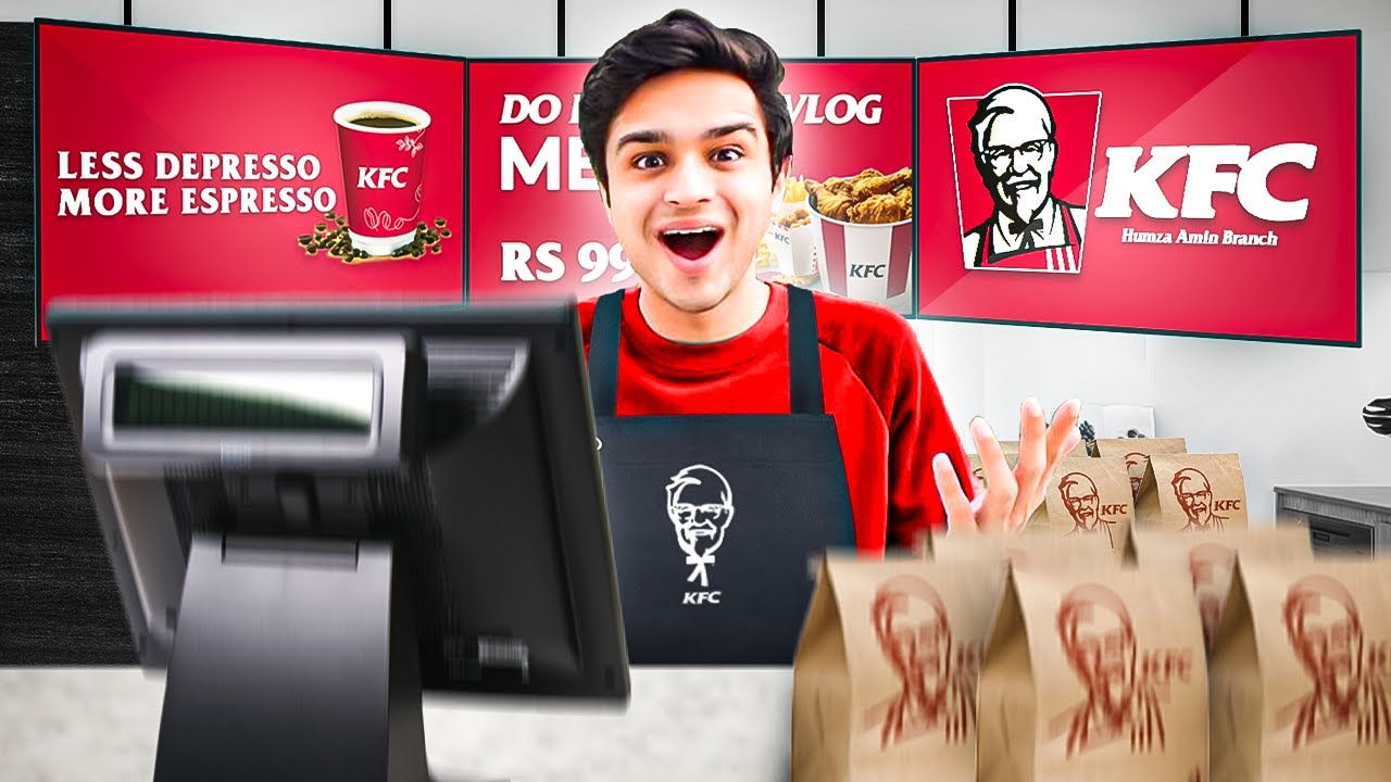 I Opened A FAKE KFC In My House!! - YouTube