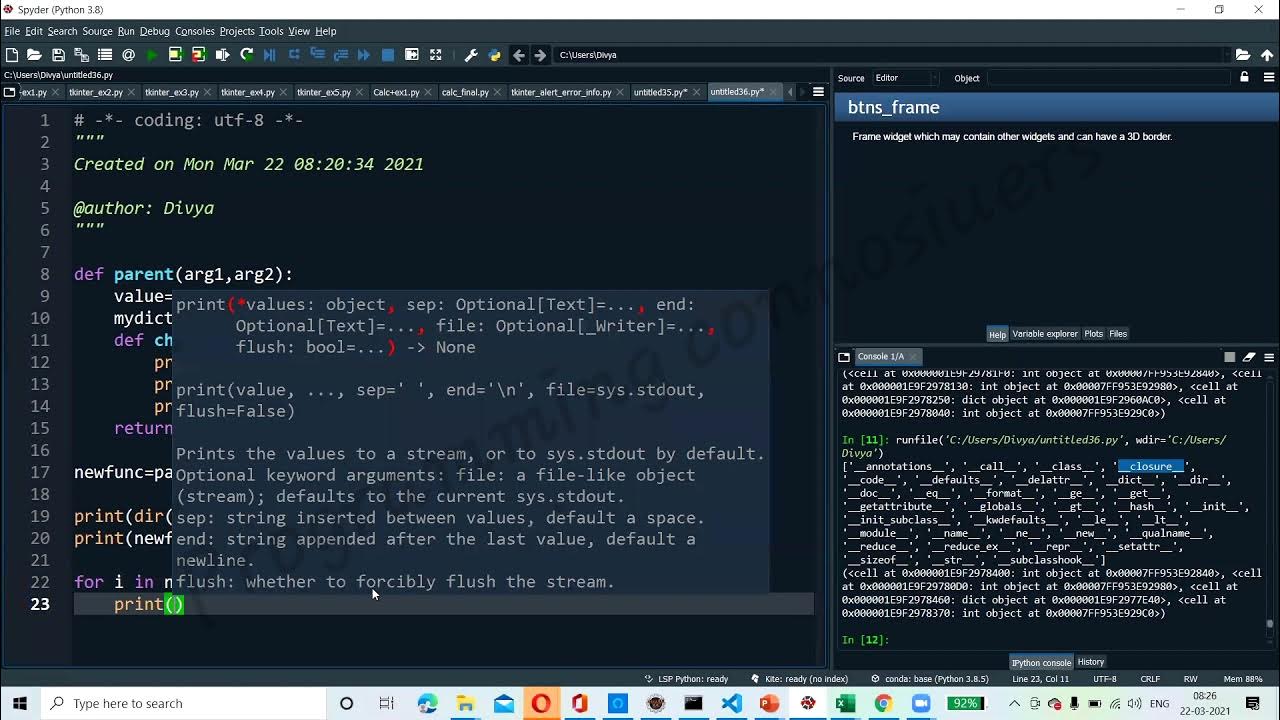 Closures In Python Python Closures Closures And Decorator Youtube