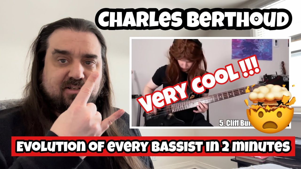 Charles Berthoud - Evolution of Every Bassist in 2 Minutes - Reaction ...