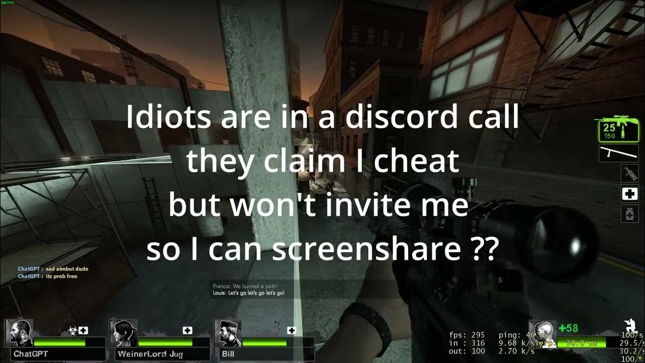 L4d2 Kicked for Aimbot ? - YouTube