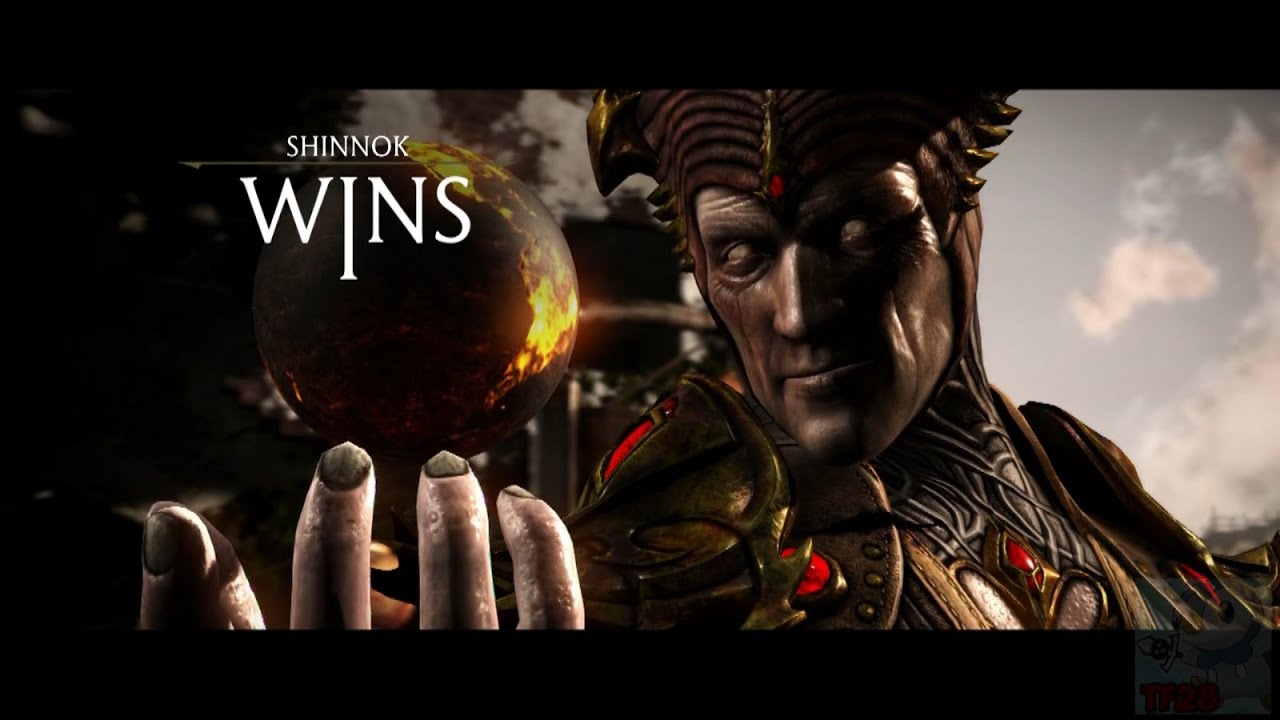 Mortal Kombat X - Shinnok Victory Pose, X-Ray, & Fatality - YouTube