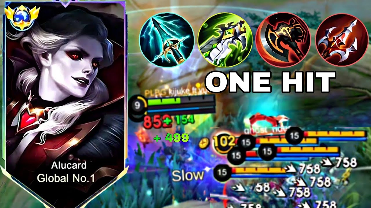 ALUCARD BEST 1 HIT BUILD CRITICAL DAMAGE 2024 #yizuke #alucard - YouTube