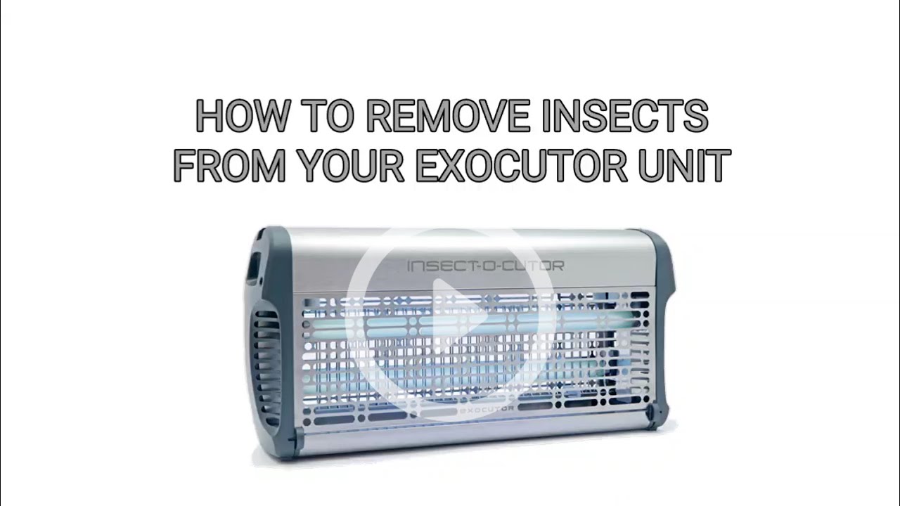 How to remove insects from your Exocutor insect killer unit? - YouTube