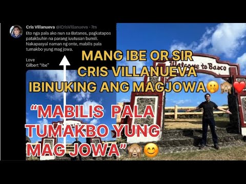 SIR CRIS OR MANG IBE 🙈IBINUKING ANG DONBELLE🥰MABILIS DAW TUMAKBO ANG ...