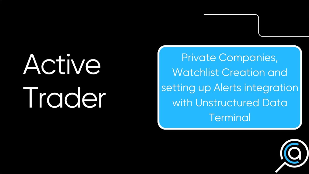 Active Trader Dashboard Demo - YouTube