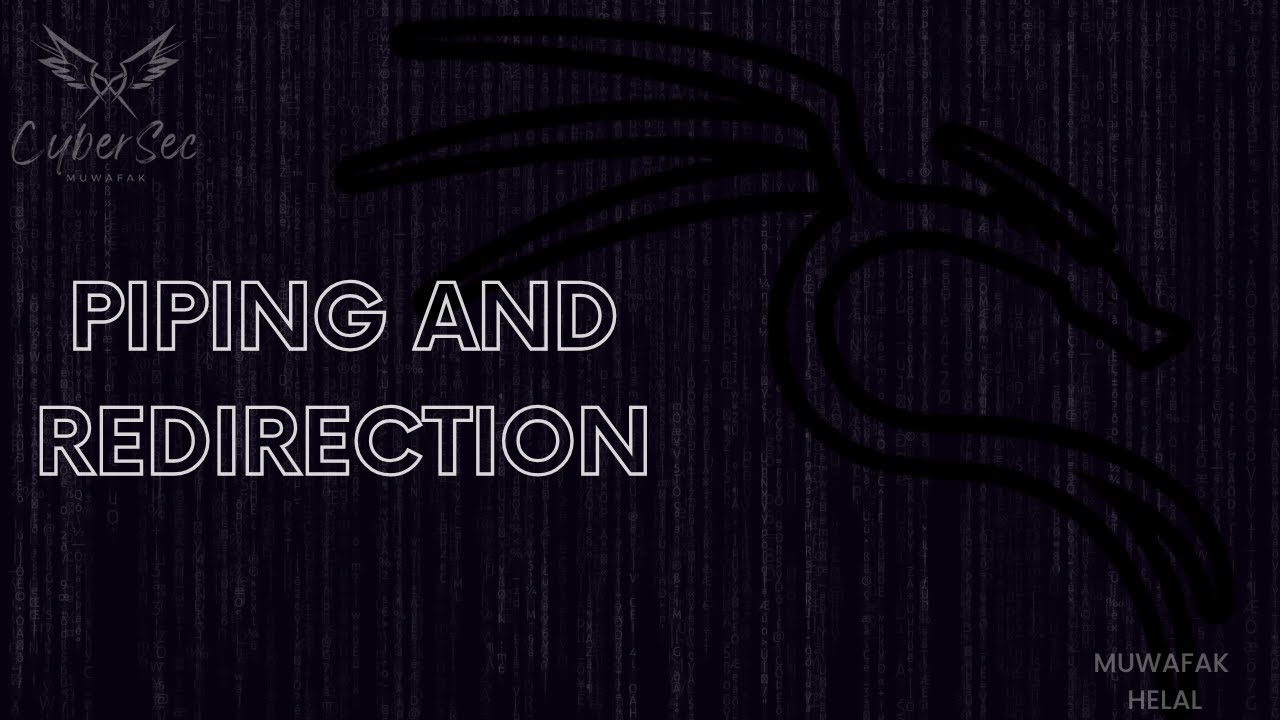 10 - Piping and Redirection - Linux course in Arabic - YouTube