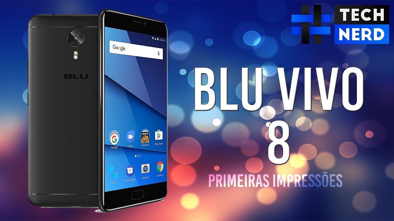 MUITA BATERIA E BOAS CAMERAS! - Blu Vivo 8 (Primeiras impressões) - YouTube