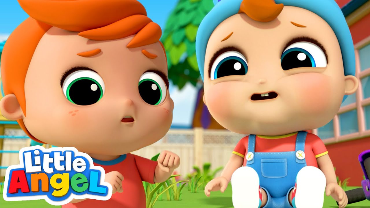 Baby Has A Boo Boo | Little Angel | Sing Along Songs for Kids | Moonbug ...