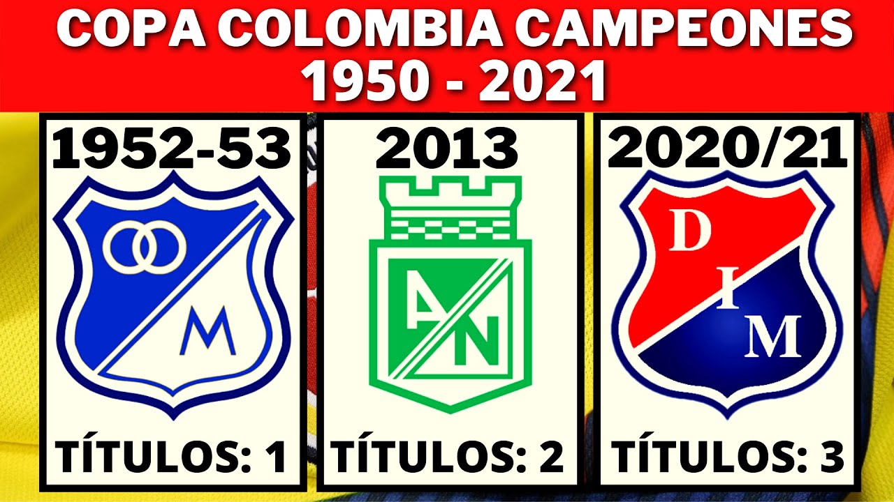 COLOMBIA CUP • ALL CHAMPIONS 1950-2021 • Winners List | Independent ...