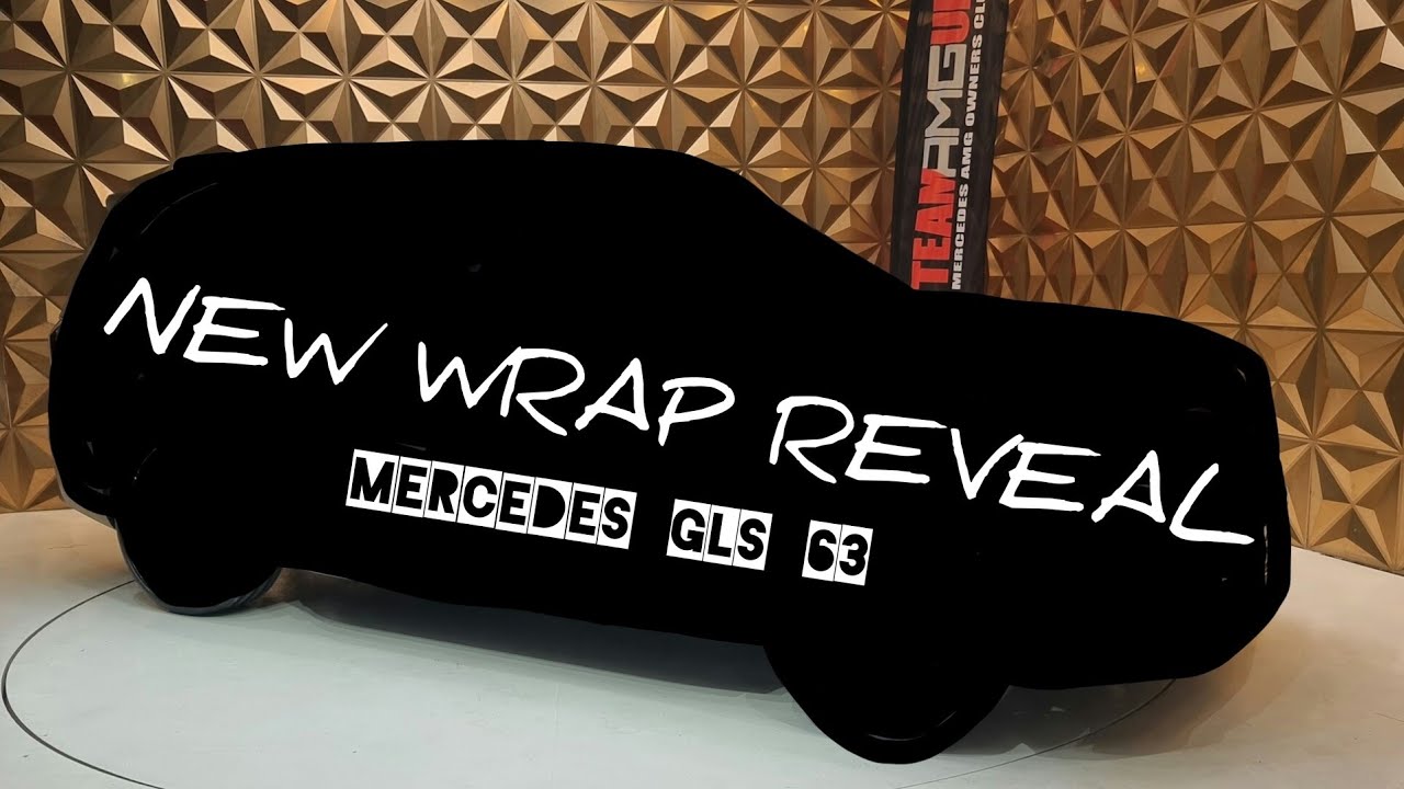 MERCEDES GLS 63 New Wrap Reveal - YouTube