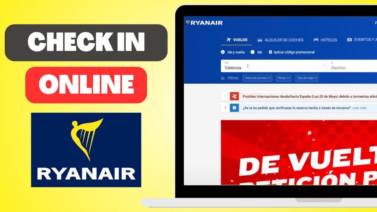 Cómo Hacer Check in Online en Ryanair 2025 (Paso a Paso) - YouTube