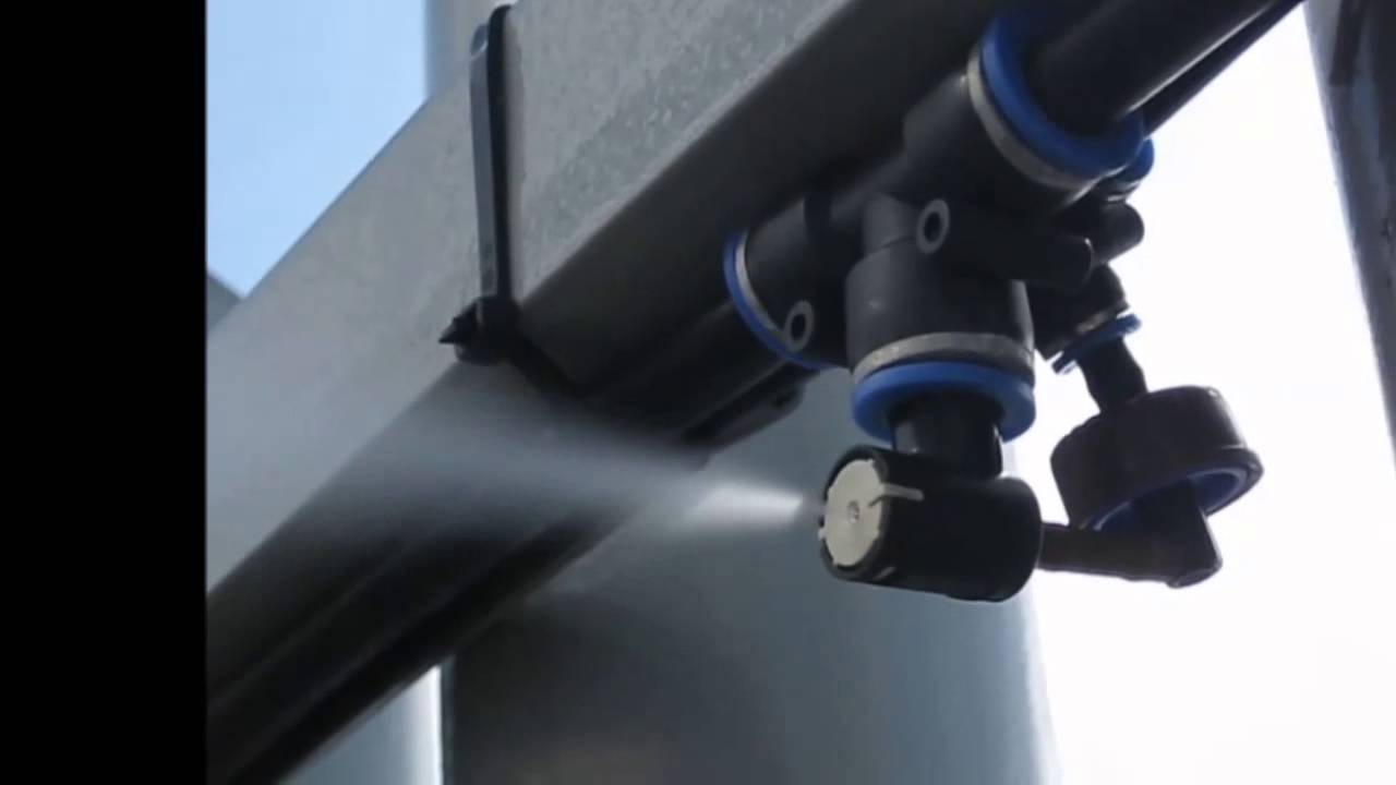 Nebulization Humidification Evaporative Cooling - YouTube