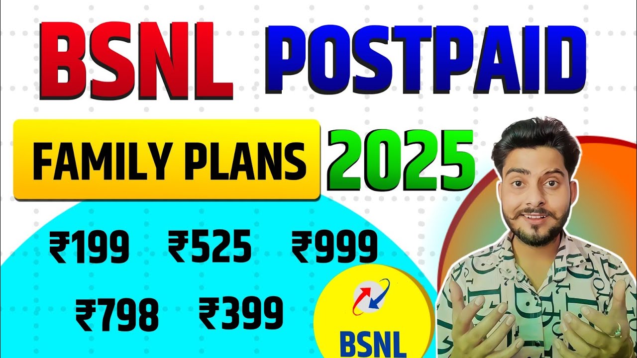 BSNL Postpaid Plan: क्या है?😱 Details & Benefits ! BSNL Postpaid Family ...