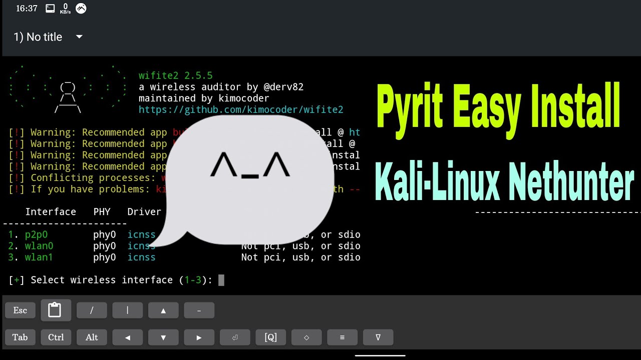 How To Install Pyrit Kali Linux NetHunter & RUN Wifite | تثبيت اداة pyrit, - YouTube