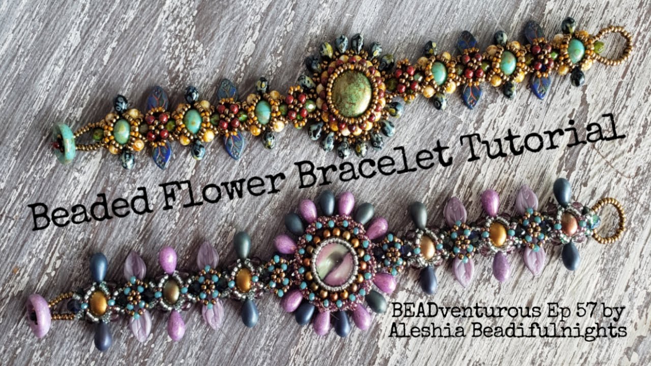 Beaded Flower Bracelet Tutorial | BEADventurous Ep 57 - YouTube