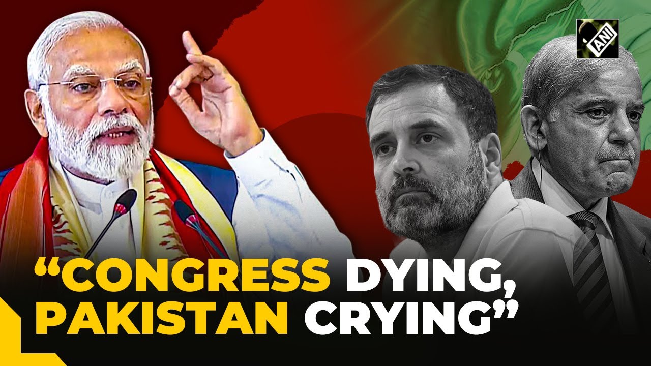 “Congress dying, Pakistan crying” PM Modi's fiery speech in Gujarat ...