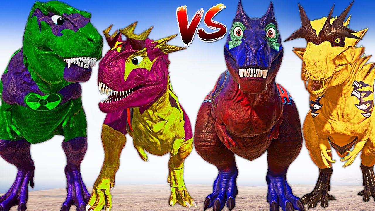 HULK Shark T-REX Vs X-MEN Indoraptor & SHARKZILLA Godzilla Jurassic ...