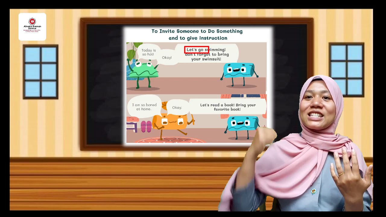 Materi PJJ Inviting someone to do something and giving instruction ...