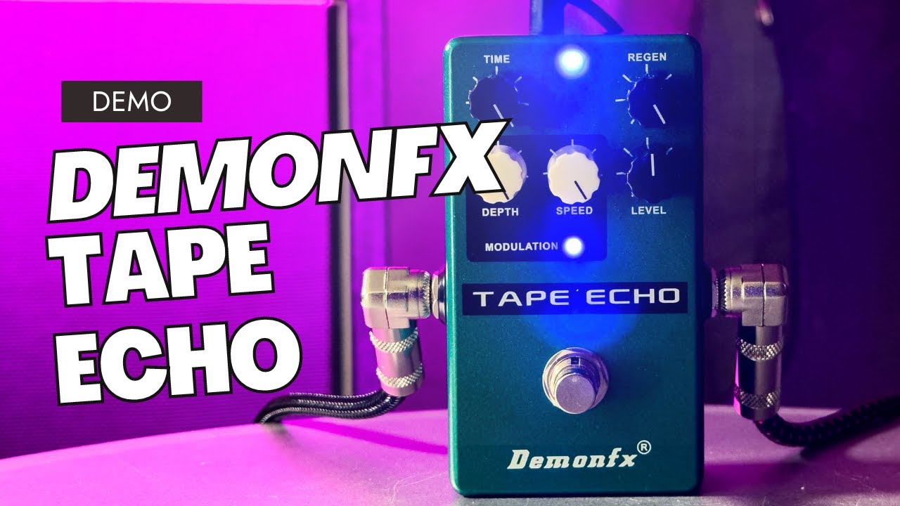 Demonfx Tape Echo demo - YouTube