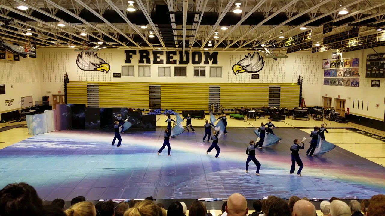 Freedom HS Indoor Guard 2018 Friends and Family Show - YouTube