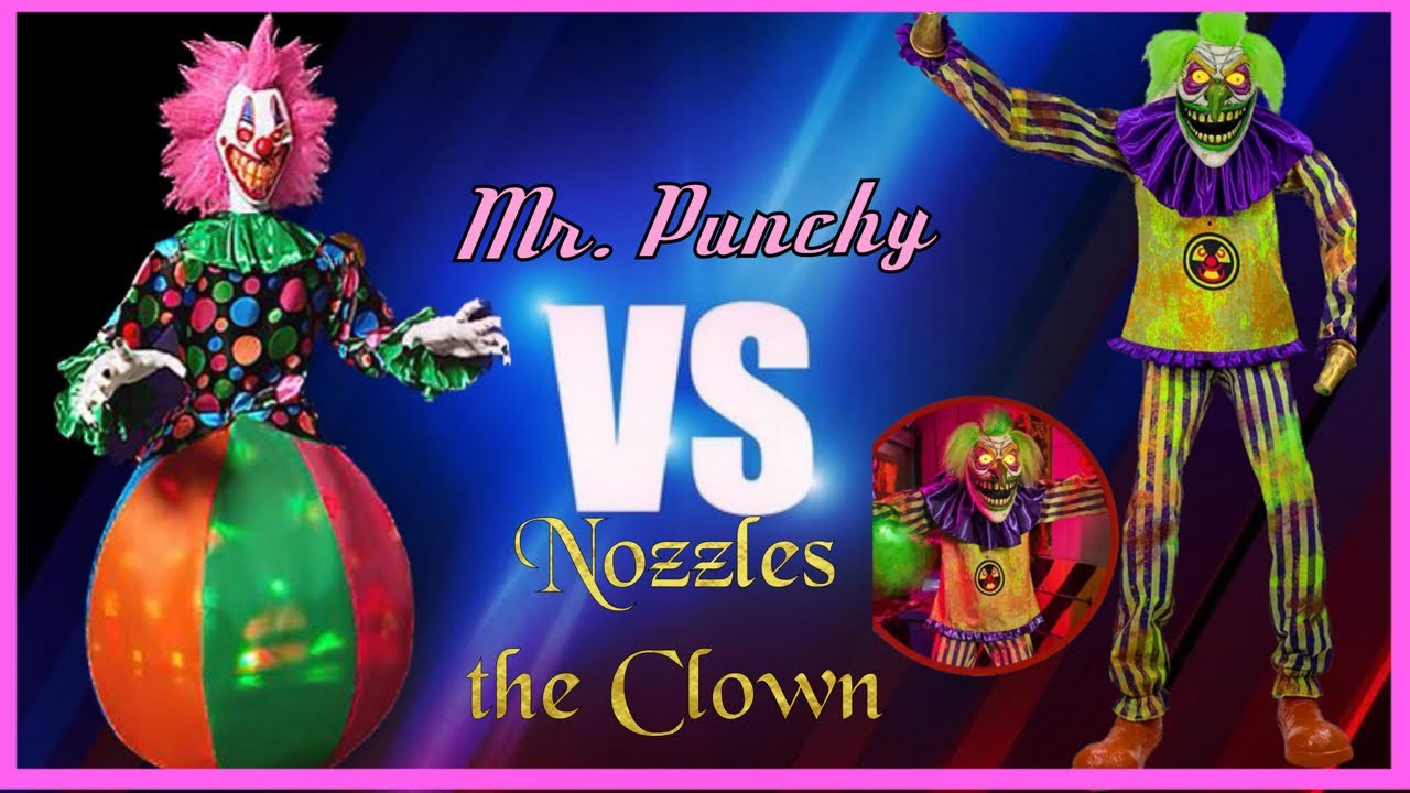 Mr. Punchy VS. Nozzles the Clown : Spirit Halloween Versus Match 2022 ...