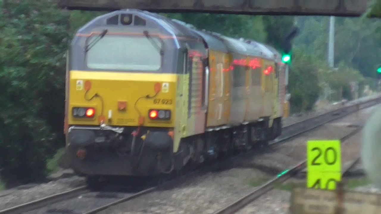 Colas Rail Class 67's no's: 67027-67023 @ Oldfield Park {1Z22} 09/08 ...