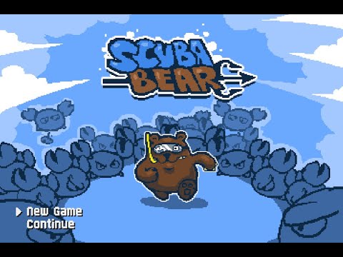 Scuba bear with Estelle  my sister