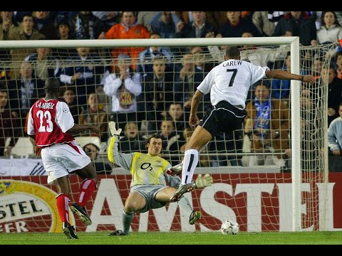 Valencia 2 Arsenal 1 Champions League 02-03