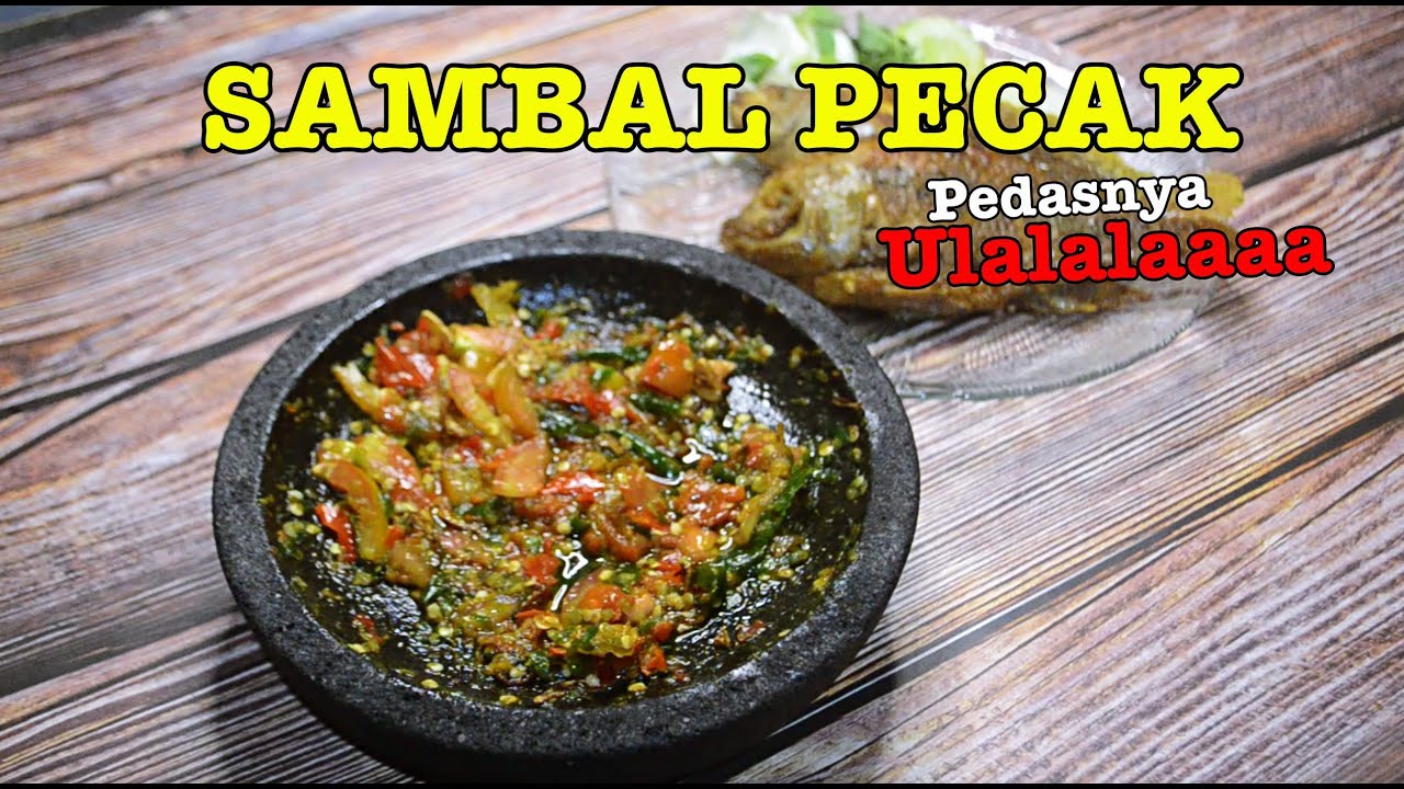 Resep Sambal Pecak Ikan | Sambal Pecak Nila Goreng | Sambal Cobek Ikan ...