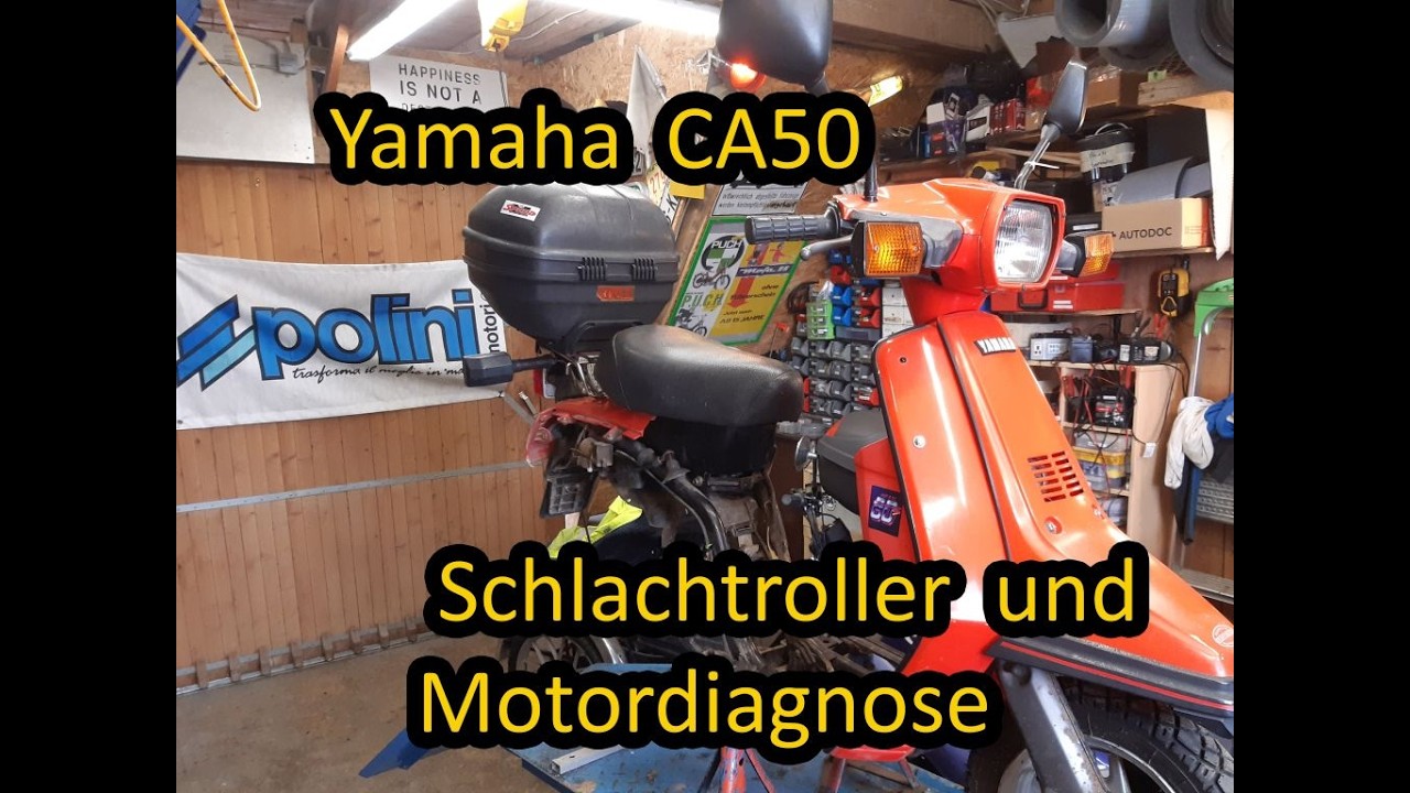 Yamaha CA50 Salient | Schlachtroller und Motordiagnose - YouTube