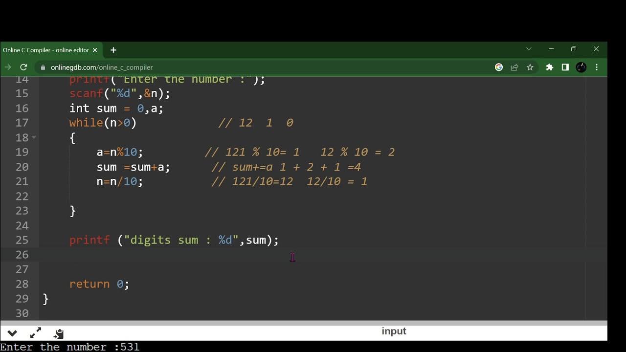 Day 26 Live🔴 C programming Class For Placement support from TCS, CTS’s ...