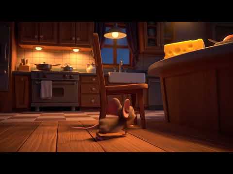 🐭 Sneaky Mouse vs. Big Cheese | Cozy Pixar-Style Kitchen Animation