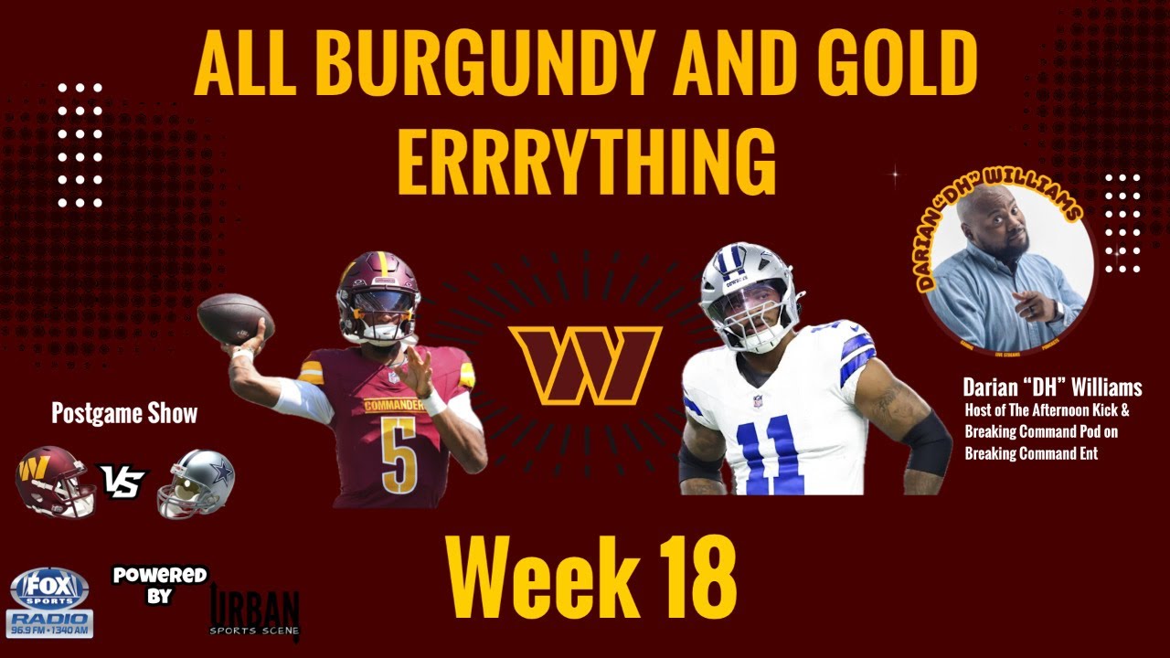 Washington Commanders vs. Dallas Cowboys Postgame Live Reaction - YouTube