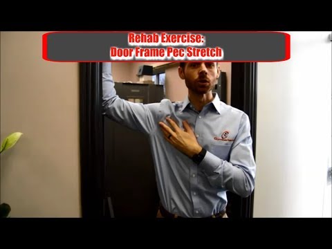 Door Frame Pec Stretch - YouTube