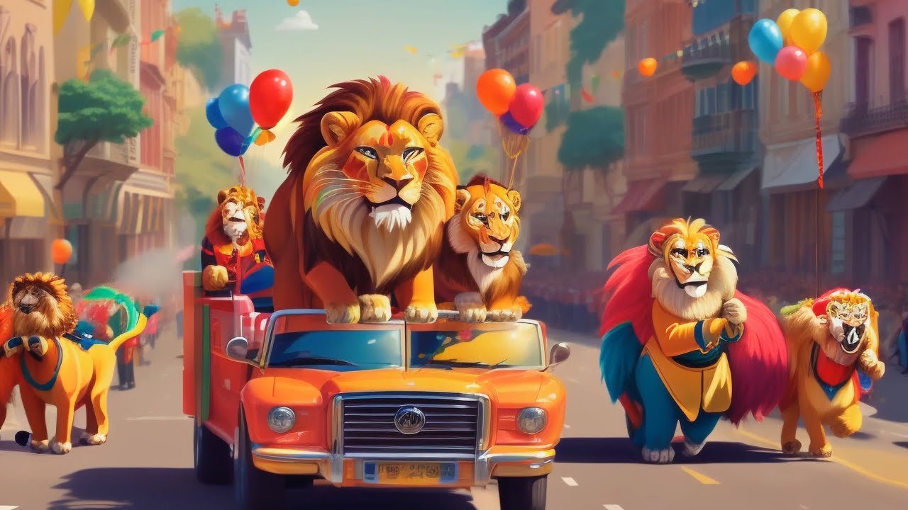 The Animal Parade Songs || Animal Version ||Nursery Rhymes & Kids Songs ...