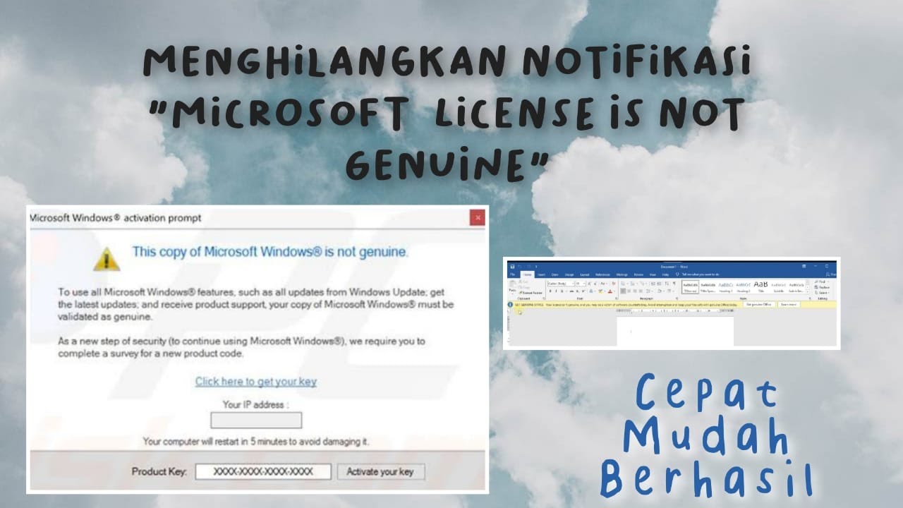 GET GENUINE OFFICE | mengatasi masalah microsoft office - YouTube