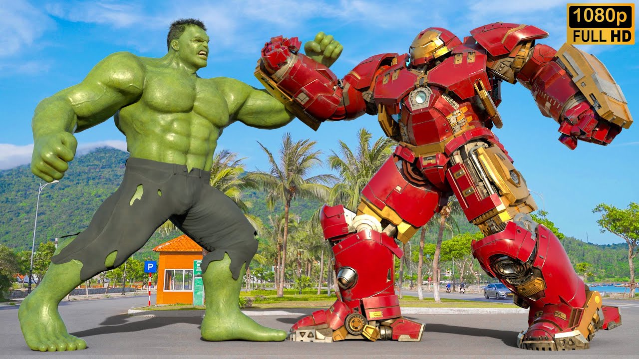 Transformers The Last Knight - Hulk vs Iron Man Full Fight | Paramount ...
