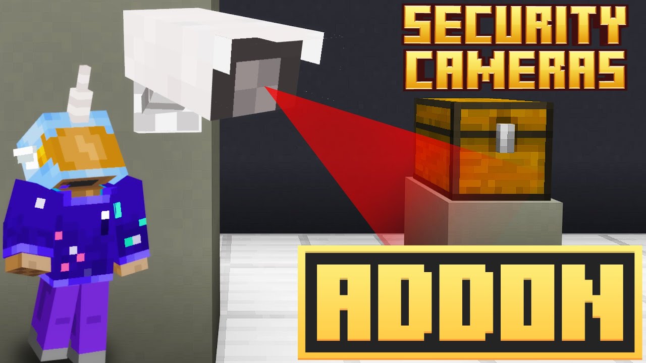 Minecraft Camaras De Seguridad ADDON - YouTube