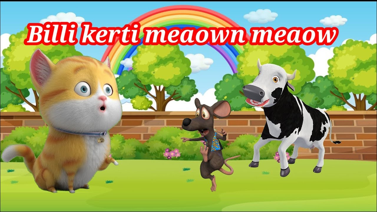meow meow Billi Karti, nursery rhyme - YouTube