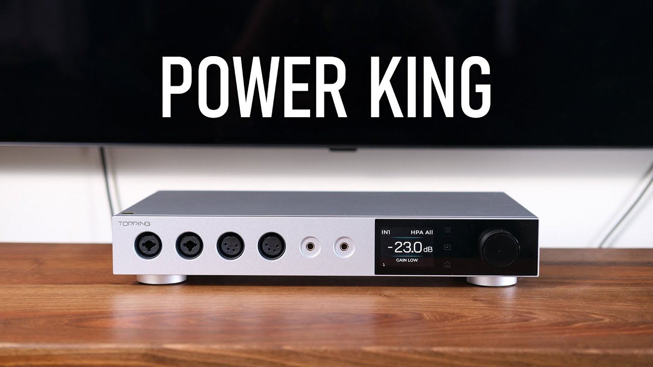 Topping A900 brings crazy power and preamp - YouTube