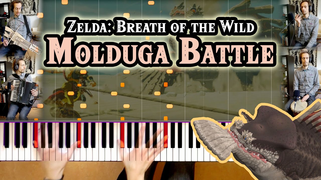 MOLDUGA BATTLE from Zelda: Breath of the Wild [Piano Tutorial][How To ...
