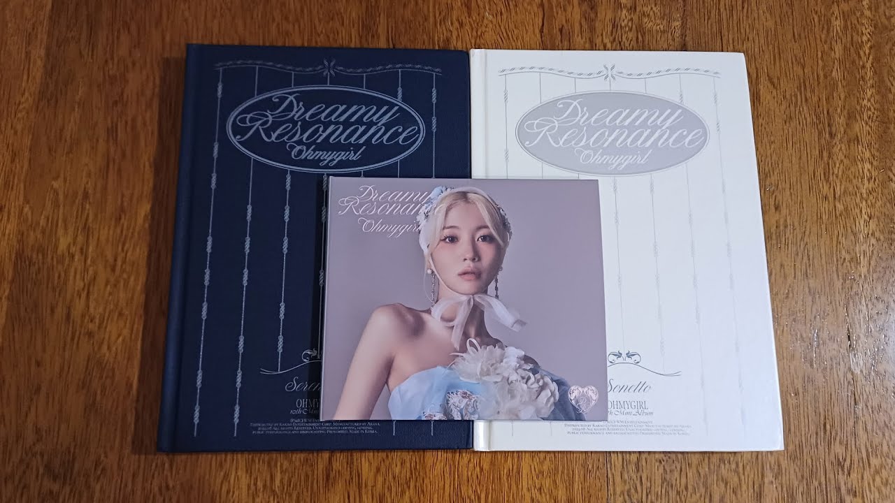 Unboxing Oh my girl Dreamy resonance - Serenade and Sonetto versions + Yubin digipack - YouTube