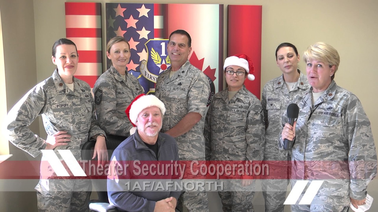 2016 CONR-1AF (AFNORTH) NORAD Tracks Santa - YouTube