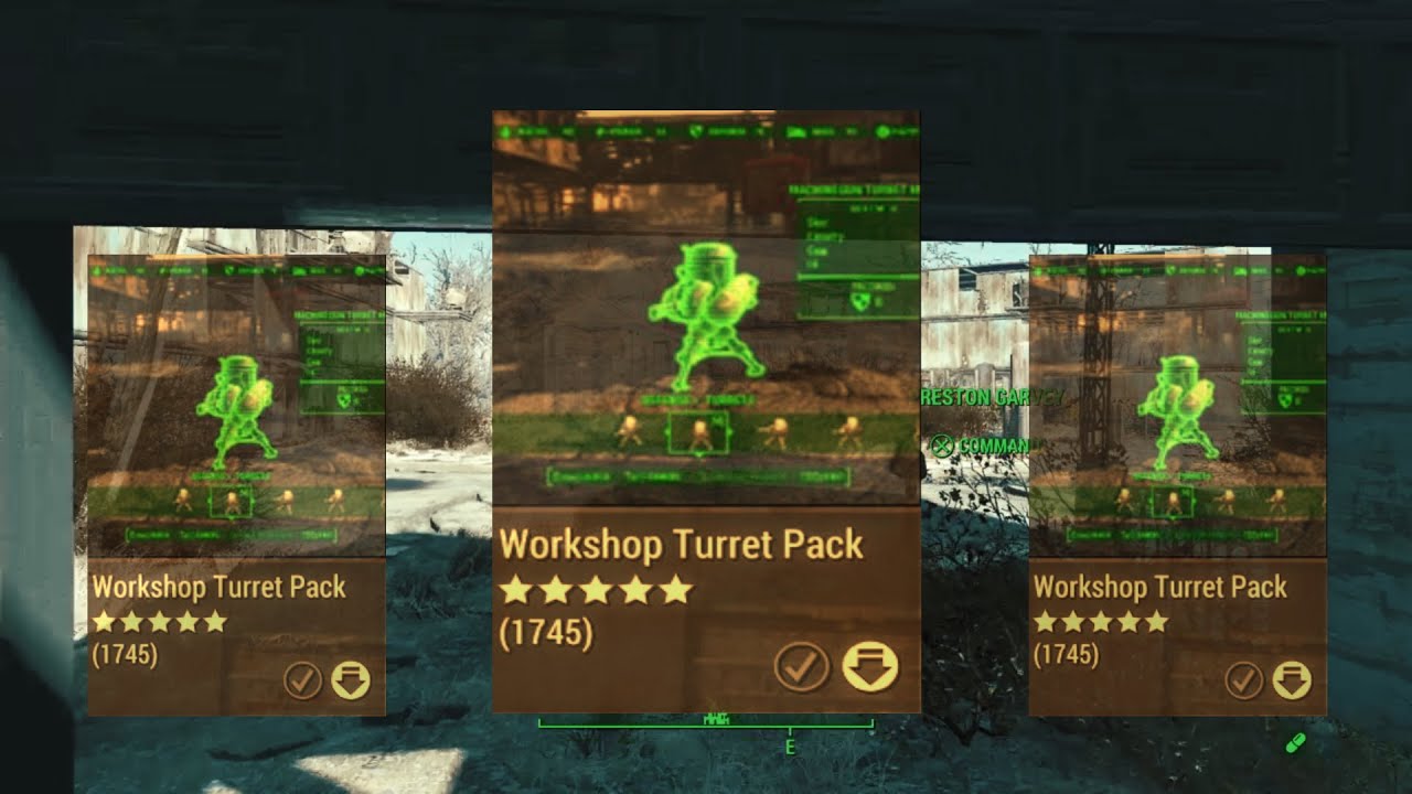 FALLOUT 4 : Mod : Workshop Turret Pack - YouTube