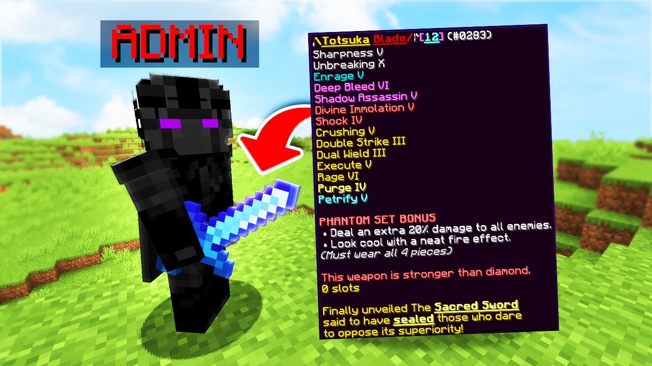 The Most OP Admin Item on the Server… *NEW* - YouTube