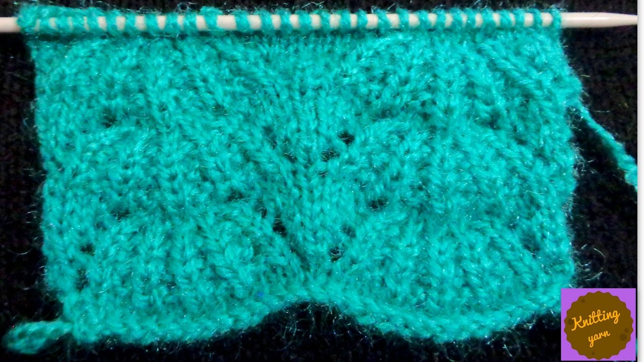 Knitting Pattern 30 / बुनाई डिज़ाइन 30 - YouTube