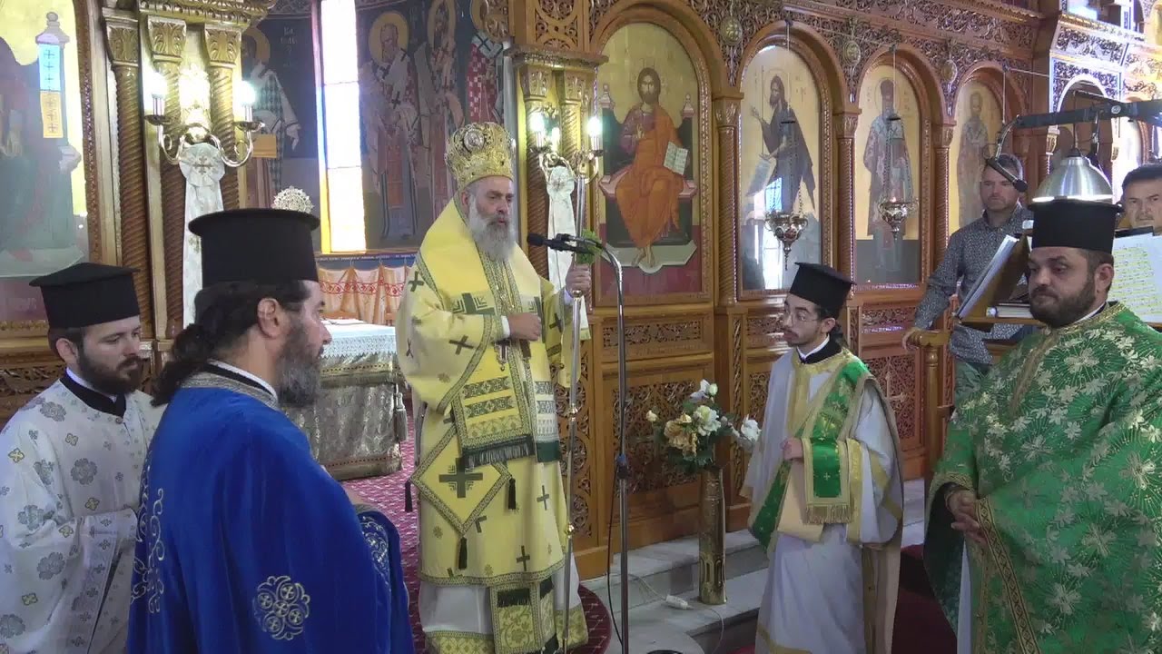 Όρθρος και Θεία Λειτουργία στον Ι Ν Υψώσεως του Τιμίου Σταυρού Τ Κ ...