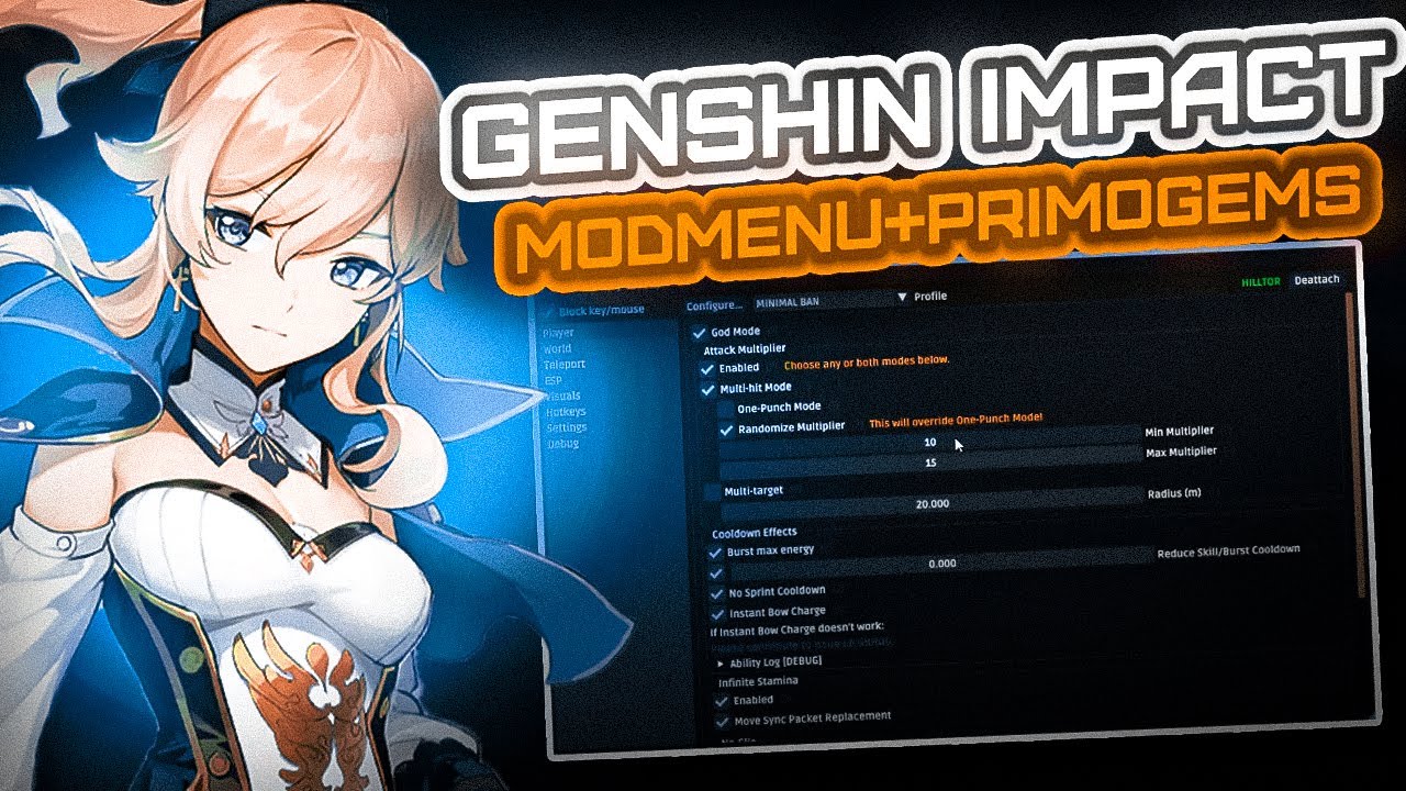 GENSHIN IMPACT FREE HACK | PRIVATE 2022 | MOD MENU + FREE DOWLOAND ...